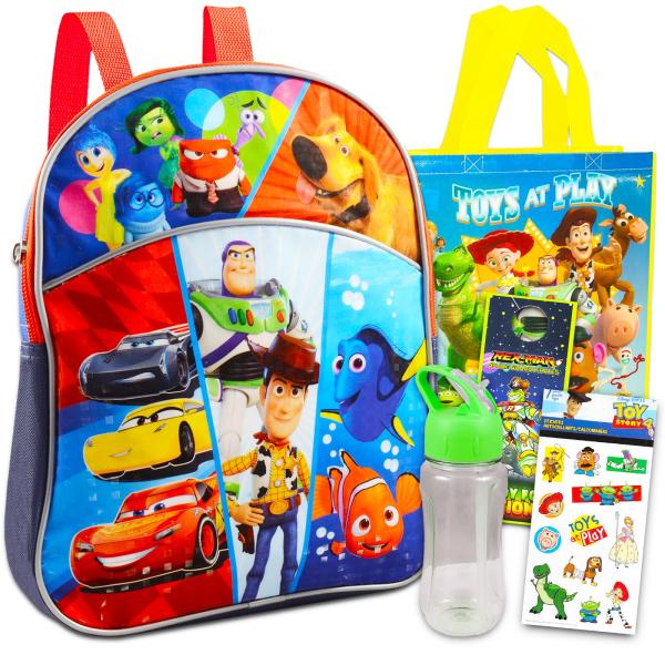 商品名:  Toy Story Backpack for Toddlers - 11” Mini Toy Story Backpack, Water Bottle, Stickers, More | Pixar Backpack Kidsブ...