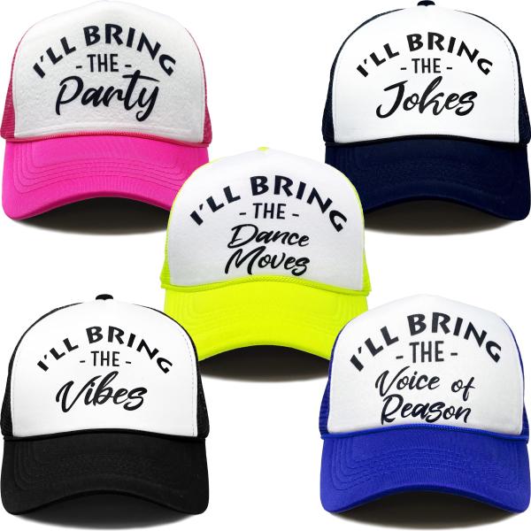 商品名: Funky Junque Womens Bride Trucker Hat Bachelorette Tribe Squad Mesh Baseball Cap Funky Junque Bridal Snapback Truck...