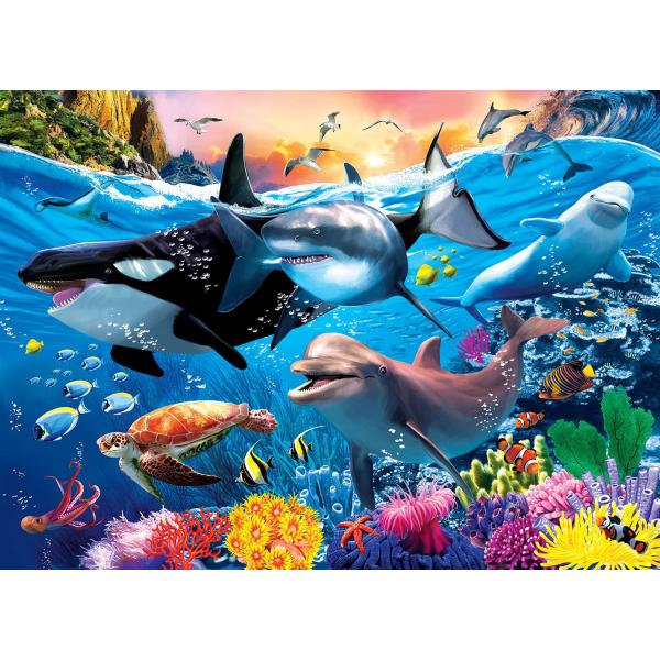 商品名:  Puzzles for Kids Ages 4-8 Year Old - Underwater World,100 Piece Jigsaw Puzzle for Toddler Children Learning Educat...