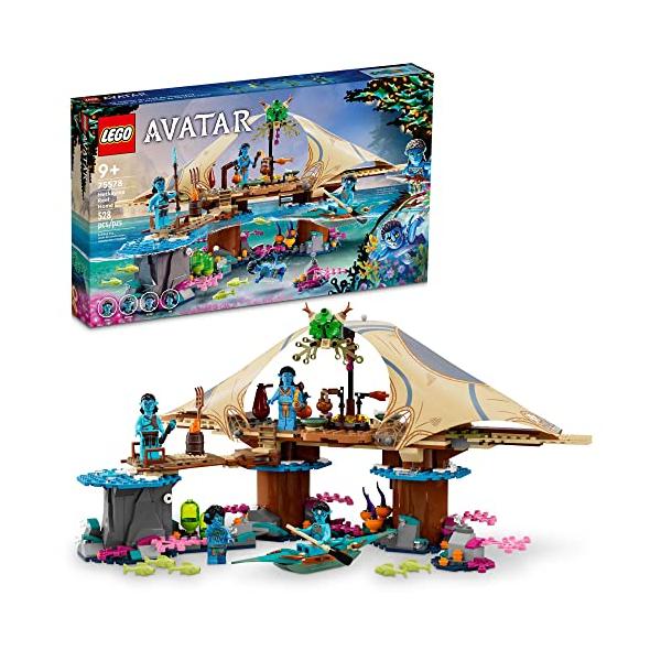 商品名: LEGO アバター メトカイナリーフホーム 75578 組み立ておもちゃセット 村 カヌー パンドラのシーン ネイティリ トノワリ ミニフィギュア ムービーセット LEGO Avatar: The Way of Water Met...