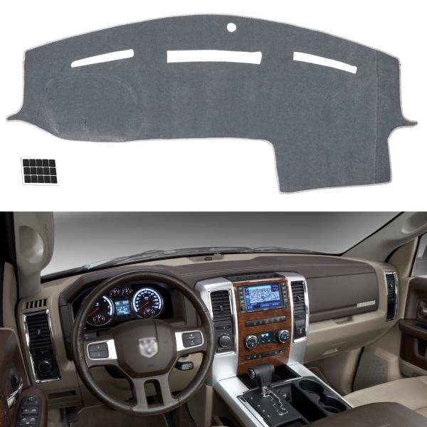 商品名:  TUCAREST Car Dash Covers Fit for 2009-2018 Dodge Ram 1500 2500 3500, Flannel Nonslip Dashboard Cover Board Mat Sun...