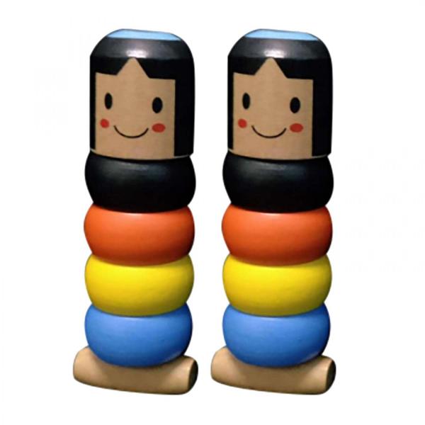 商品名:  Aubatece Unbreakable Wooden Man Magic Toy Immortal Daruma Toys Stubborn Tumbler Toys Puppet Stage Magic Trick Prop...