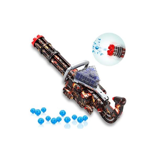 商品名:  edifying Gel Trace Fire Blaster, Fully Automatic Blaster Electric with 30,000 Gellets,Large Capacity Gatling M134，...