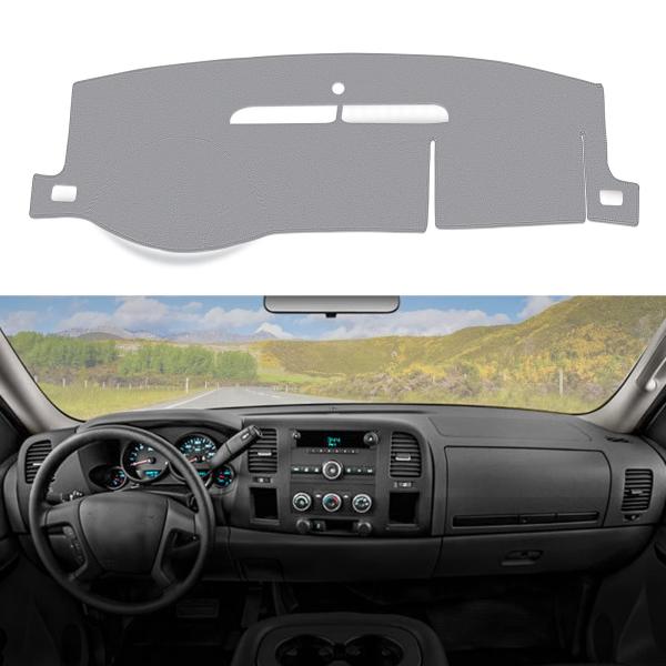 商品名: BERKSYDE ダッシュボード ダッシュカバー マット カーペット 07-14 シボレー タホ サバーバン デナリ アバランチ GMC ユーコン XL 07-13 シボレー シルバラード GMC シエラに対応 (グレー) BER...