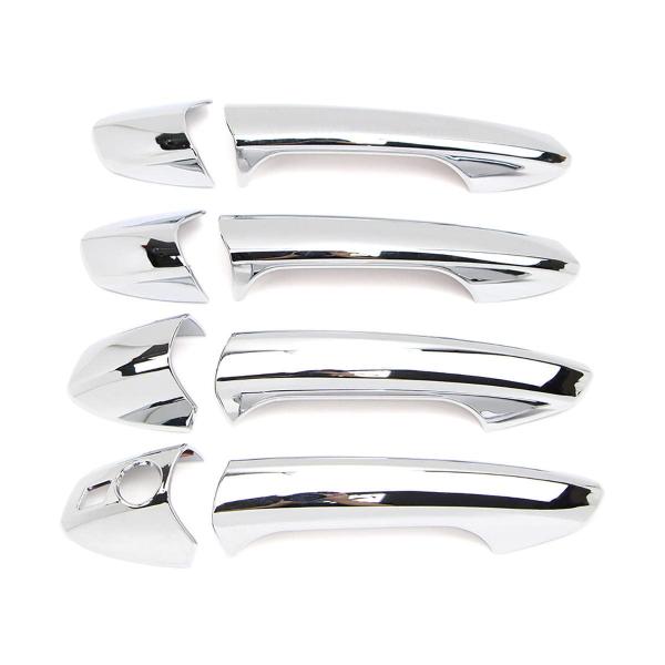 商品名: メルセデスベンツGLAクラスX156 2015-2019、車のドアハンドルスパンコール、ABSシルバークロームドアハンドルスパンコール、自動車外装に適合。 MUEdie Fit for Mercedes-Benz GLA Clas...