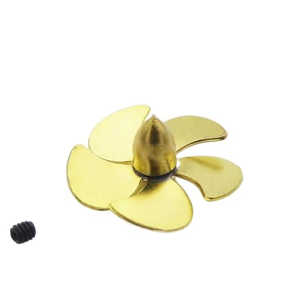 商品名:  1PC 12mm 16mm 18mm 20mm 22mm Copper Propeller 5-Blades Mini Prop Fit for 2mm Shaft RC Boat Submarine Scale Marine ...