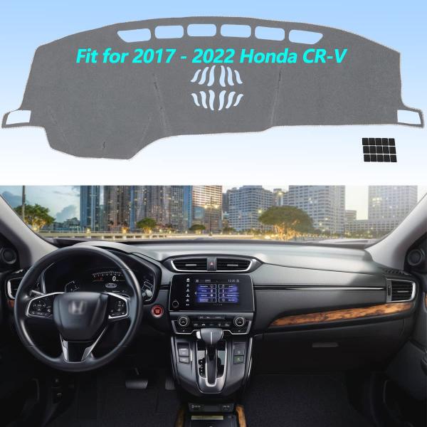 商品名:  AUQDD Gray Dashboard Dash Cover Flannel Dash Mat Custom Fit for 2017 2018 2019 2020 2021 2022 Honda CR-V CRV Anti-...