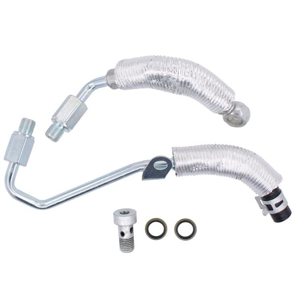 商品名: NewYall ターボチャージャーターボチャージャー 冷却フィードラインパイプとクーラントリターンホースライン 2個パック NewYall Pack of 2 Turbocharger Cooling Feed Line Pipe...