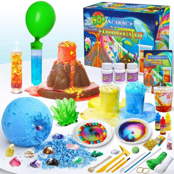 商品名: 50+ Science Lab Experiments Kit for Kids Age 4-6-8-12, STEM Activities Educational Scientist Toys Gifts for Boys Gi...