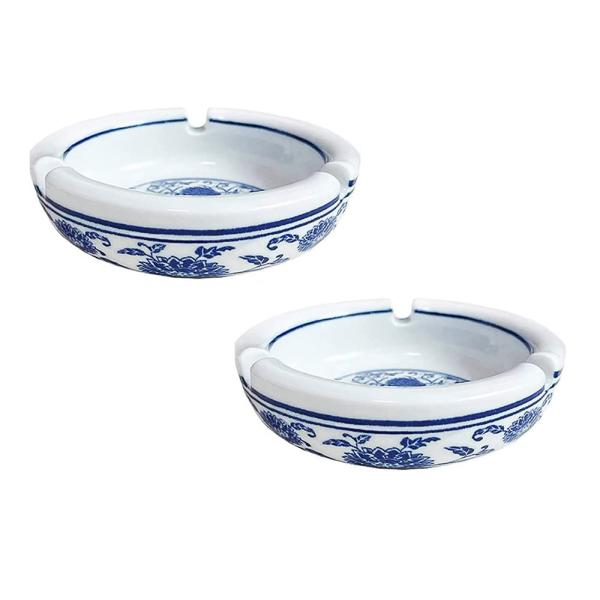 商品名: 123Arts セラミック灰皿 青と白の磁器製灰皿 2個 123Arts 2pcs Ceramic Ashtrays Blue and White Porcelain Ashtraysブランド: 123Arts商品サイズ: One...