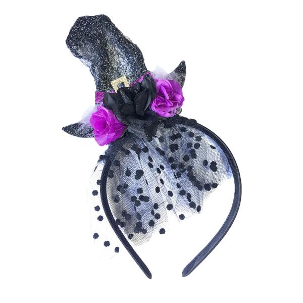 商品名:  VAZHOSID Halloween Witch Hat Headband Hair Hoop Cosplay Headband Wizard Accessories for Halloween Costume Dress up...