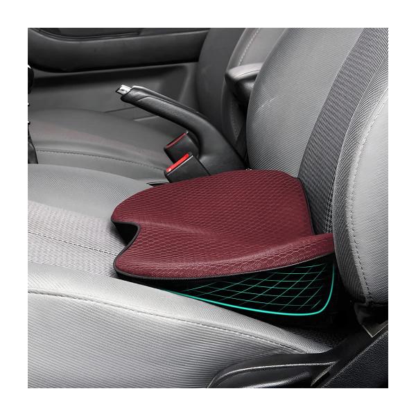 商品名:  AUKEPO Car Seat Cushion, Memory Foam Auto Wedge Seat Pad, Comfort Low Back and Tailbone Sciatica Pain Relief Drivi...