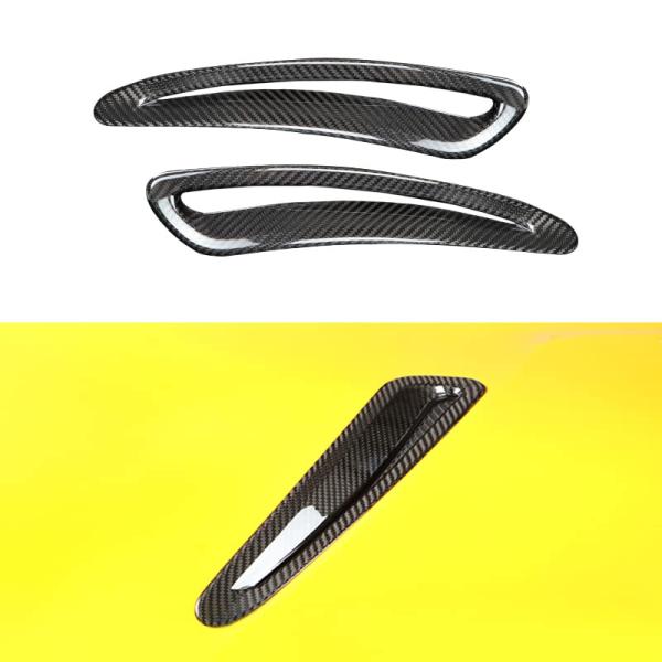 商品名:  JSWAN Real Carbon Fiber Car Hood Vent Air Flow Intake Body Kits Decoration Panel Cover For GR Supra A90 2019-2023 ...