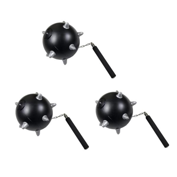 商品名:  3pcs for Ball Hammers Props Toy: PVC and Toy Party Meteor Hammer Barbed Favors Fighting Blow School Game Birthday ...