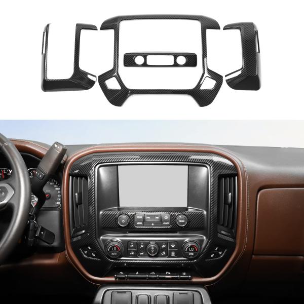 商品名:  HTHE Center Console Dashboard Panel Cover Trim Dash Panel Cover Compatible with Chevy Silverado GMC Sierra 2014-20...