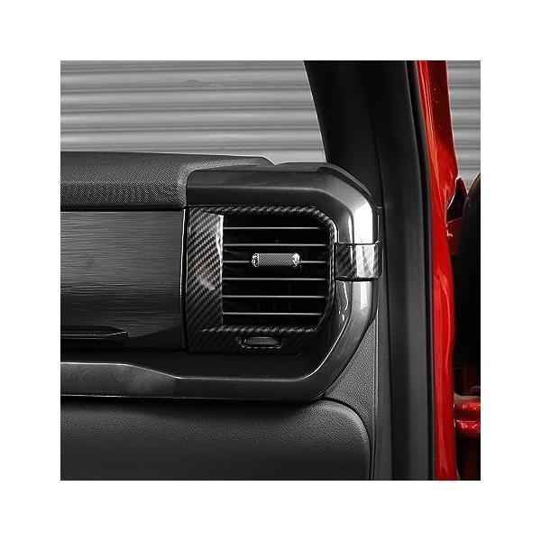 商品名:  HTHE Air Conditioning Outlet Trim Carbon Fiber Dashboard Dash Air Vent Outlet Air Conditioning Panel Cover Decorat...