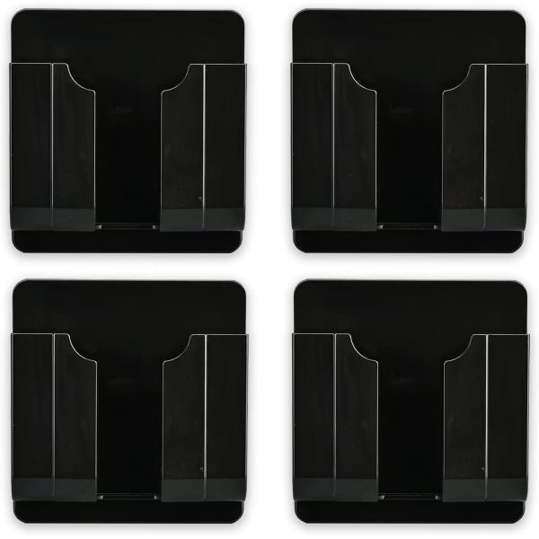 商品名:  WZSANDS 4PCS Wall Mount Phone Holder with Adhesive, Phone Stand with Data Line Receiving Hole, Bed Side Shelf,Remo...