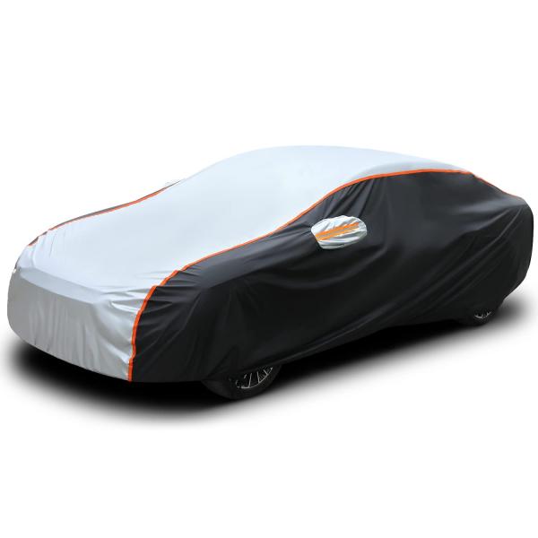 商品名: 車カバー Sailnovo Sedan Car Cover, 7 Layers Heavy Duty Cover for Car Waterproof All Weather, Full Exterior Sedan Cover ...