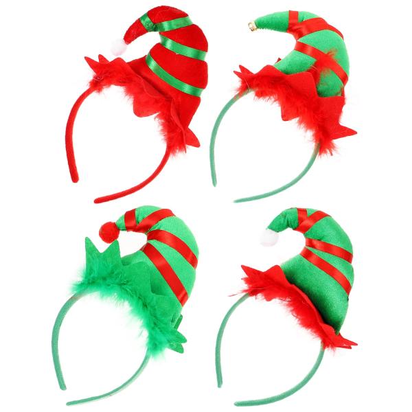 商品名: KALLORY クリスマス エルフ ヘッドバンド エルフ 帽子 ヘアフープ クリスマス ヘッドピース パーティー用品 ホリデー コスプレ (4個) KALLORY Christmas Elf Headband, Elves Hat...
