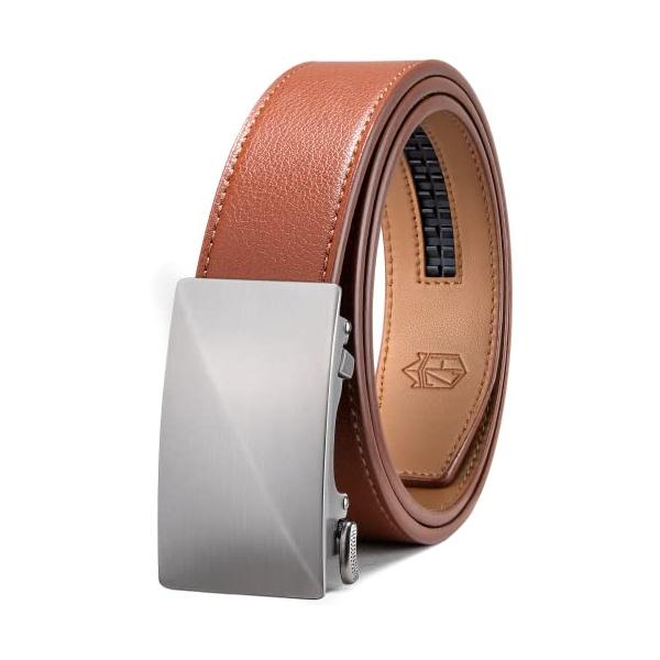 商品名: [Tovsol] Zitahli Ratchet Belt for Men,2023 Upgraded Tail Hidden Design mens belt Leather for Dress Pant Shirt Oxfor...