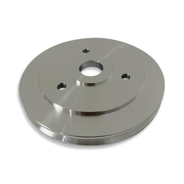 商品名: DEMOTOR PERFORMANCE クランクシャフト 下部ショートウォーターポンププーリー シングルグルーブ アルミニウム 1965-68 BBC 396-454用 DEMOTOR PERFORMANCE Crankshaft...