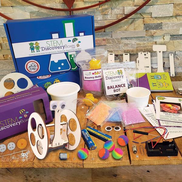 商品名:  STEM Discovery Boxes Monthly Subscription Kit - 3 Month Box - 9 STEM Projects - Boys &amp; Girls - Children Ages 7...