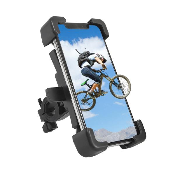 商品名:  Bike Phone Holder, Motorcycle Phone Mount, All-Round Adjustble Bicycle Scooter Handlebar Cell Phone Cradle Clip fo...