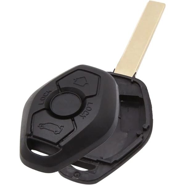 商品名: TOP-VIGOR 車用キーフォブカバー BMW 1 3 5 6 7 シリーズ E38 E39 E46 E60 E61 E81 E83 E85 X3 X5 Z3 Z4 3ボタンキーフォブケース 交換用 TOP-VIGOR Car ...