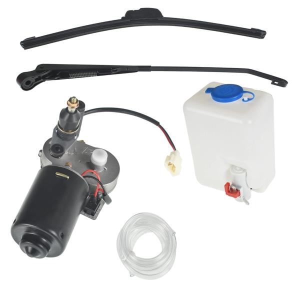 商品名:  SEBLAFF 12V Electric Motor Universal UTV Windshield Wiper Kit with Windshield Washer Pump Kit Replacement for Rang...