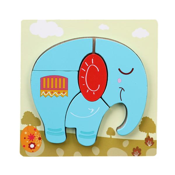 商品名: モンテッソーリおもちゃ 1歳 幼児用 木製パズル おもちゃ 1~2歳 2~4歳 赤ちゃん用 男の子 ギフト 女の子 女の子 ギフト 就学前のパズル 学習パズル (サーカス ゾウ) Montessori Toys for 3 Yea...