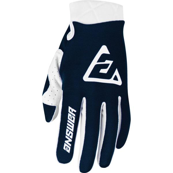 商品名: Answer Racing 447858 ユース A23 ピークグローブ ネイビー/ホワイト XS Answer Racing 447858 Youth A23 Peak Gloves: Navy/White, XSブランド: A...