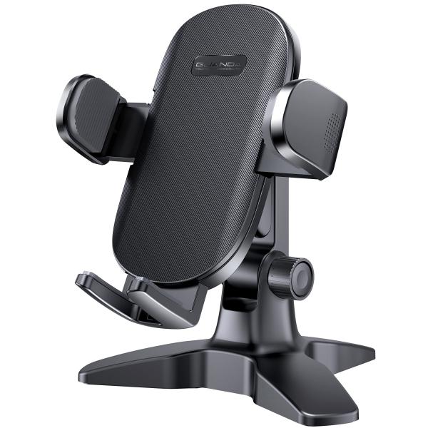 商品名: 携帯電話スタンド デスクフォンホルダー 調節可能な携帯電話ホルダー 厚いケースに優しい携帯電話クレードル デスクトップドック オフィス用プロフェッショナルレベル iPhoneおよびすべてのスマートフォンに対応 - ブラック Cel...