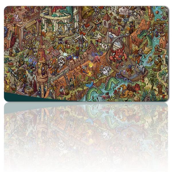 商品名:  Where's FBLTHP - Board Game MTG Playmat Size 23.6X13.8 in Games Mousepad PlaymatsCompatible for TCG CCG Table Mats...