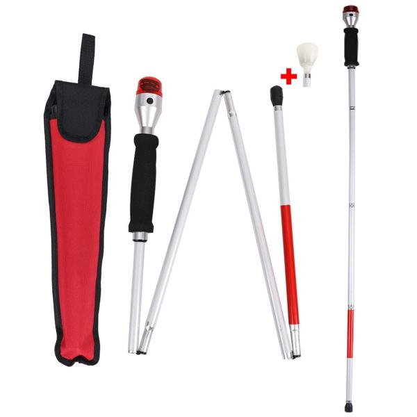 商品名:  Smart Blind Mobility Cane,Reflective Anti-Shock Guide Crutch for Blind People,Electronic Voice Walking Cane,Two Ki...