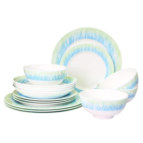 商品名: Dinnerware Set, Fine Bone China, 16 Pieces, Plates and Bowls set, Service for 4, Chelsea, Microwave Safe, Dish set,...