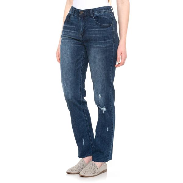 商品名: Democracy Womens Women's Ab Solution Slim Straight Jeans, Blue Raw, 6 US Democracy Womens Women's Ab Solution Slim ...