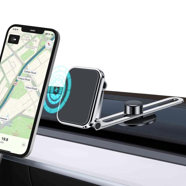 商品名:  Magnetic Phone Holder for Car Universal Folding Car Dashboard Windshield iPhone Holder Mount Strong Magnet 360° Ro...