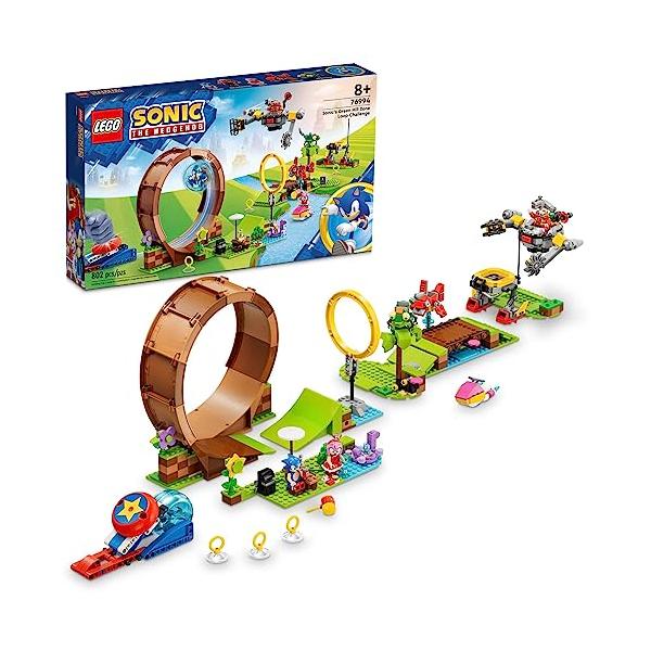 商品名:  LEGO Sonic The Hedgehog Sonic’s Green Hill Zone Loop Challenge Building Toy Set, Sonic Adventure Toy with 9 Sonic ...