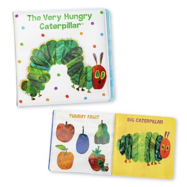 商品名:  Kids Preferred World of Eric Carle The Very Hungry Caterpillar 6 Inch Vinyl Bath Book Bath Tub Toy Perfect for Wat...