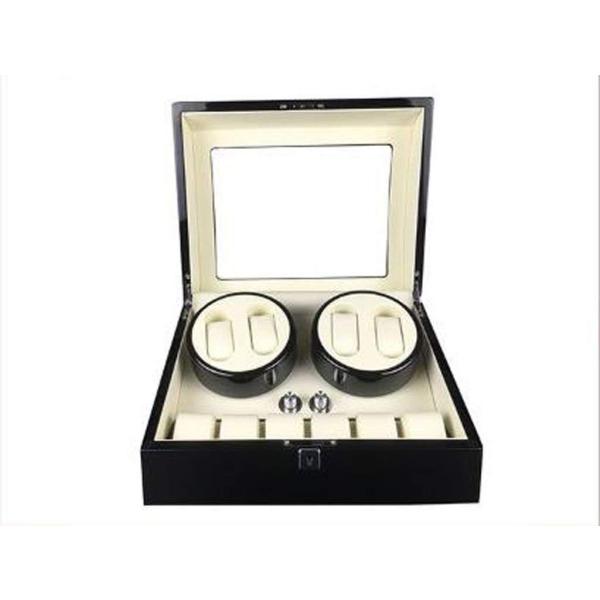 商品名:  Automatic Watch Winder Curved 4+6 Mechanical Watch Automatic Watch Winding Box Automatic Winding Machine Watch Win...