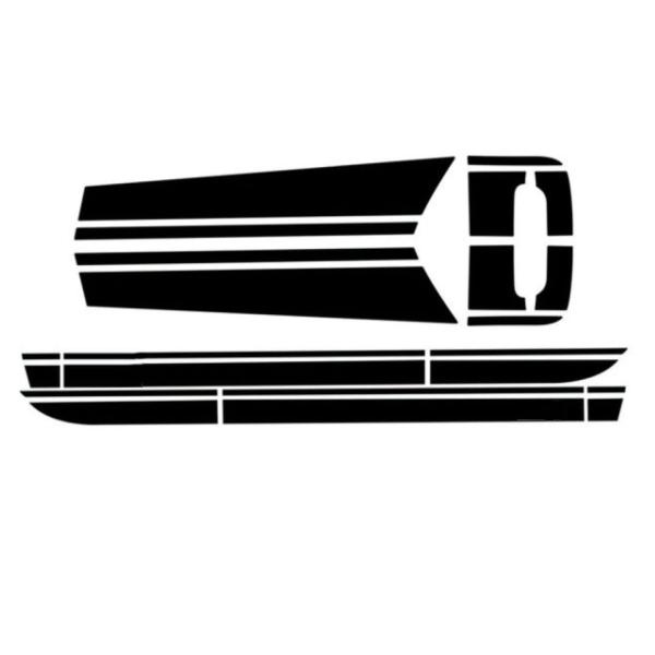 商品名:  KJWPYNF for Mini JCW Clubman All4 F54, Car Hood Sticker Bonnet Stripe Side Skirt Trunk Rear Vinyl Decals Accessori...