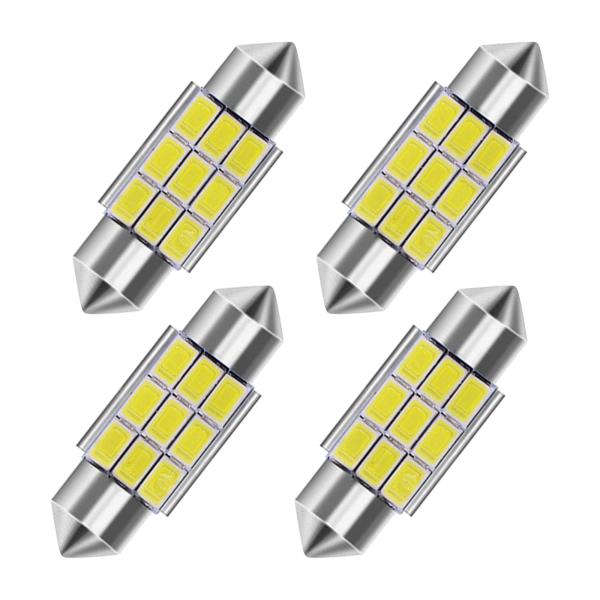 商品名: Miytsya 36mm 車用LED電球 6000K ピュアホワイト 明るい 車内ライト エラーフリー 9-SMD 5630チップセット DE3021 電球 フェストゥーンドームライト インテリアマップドームトランクカーテシライト...