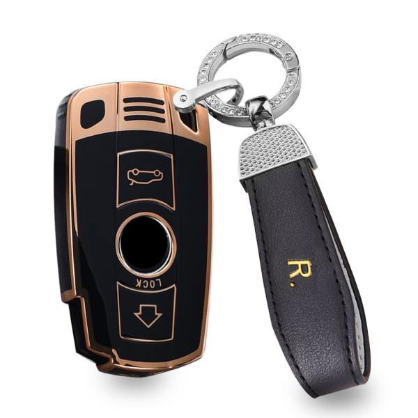 商品名:  ontto TPU Key Fob Bag Car Key Pod Case Compatible with BMW 1 3 5 Series E90 E92 E93 X5 X6 Z4 E90 Anti-Scratched Ke...