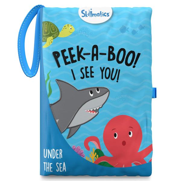 商品名:  Skillmatics Peek-A-Boo Underwater Animal Book - Soft Cloth Book for Baby, Crinkle Pages for Sensory Play, Toddler ...
