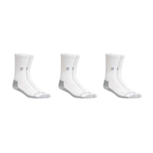 商品名:  WORN - Everyday Enhanced Socks - All Day Support Climate Moderating Wool 360 Arch Support Work Socks (3 Pack White...