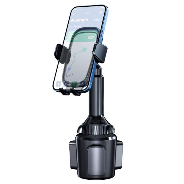 商品名: SMORFIT カップホルダー電話マウント 車/トラック用 クイックエクステンション ロングアーム 高速回転 高さ調節可能 360度回転 薄型ユニバーサルモバイルマウント b SMORFIT Cup-Holder-Phone-Mo...