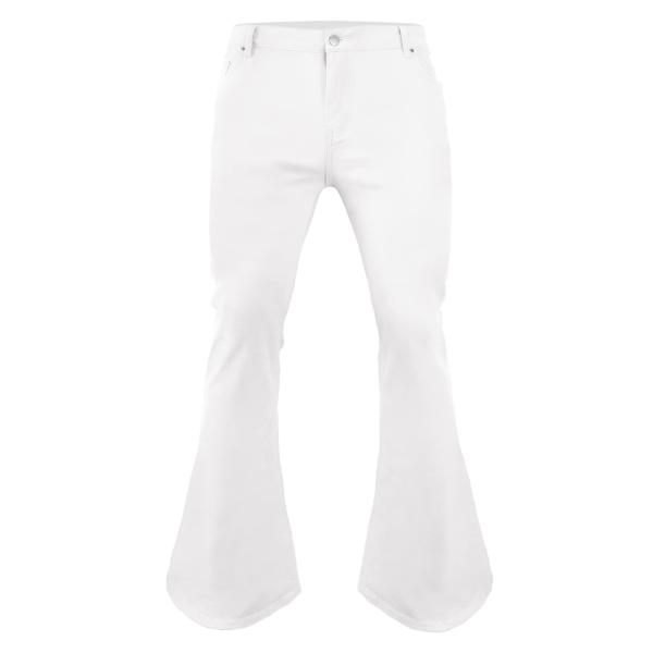 商品名:  Men's Vintage Bell Bottom Pants 70s,Disco Flared Pants Fit 70s,Outfits for Men,Mens Bell Bottom Jeans Whiteブランド: B...