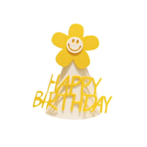 商品名:  Yinah Cute Flower Birthday Hats With Happy Birthday Letters For Children's Party Decoration Kids Boy Girls Party S...