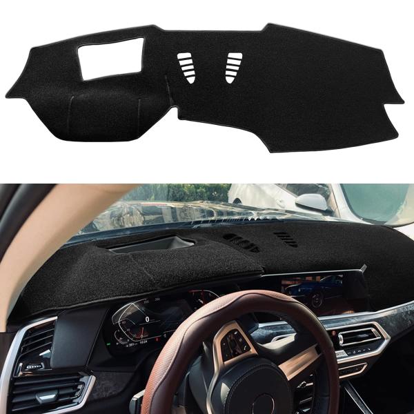 商品名:  Fcovergurus Dash Cover Mat Custom Fit for BMW X5 X5M 2019-2023, X6 X6M 2020-2023,X7 2019-2022 w/Cutout for HUD w/o...