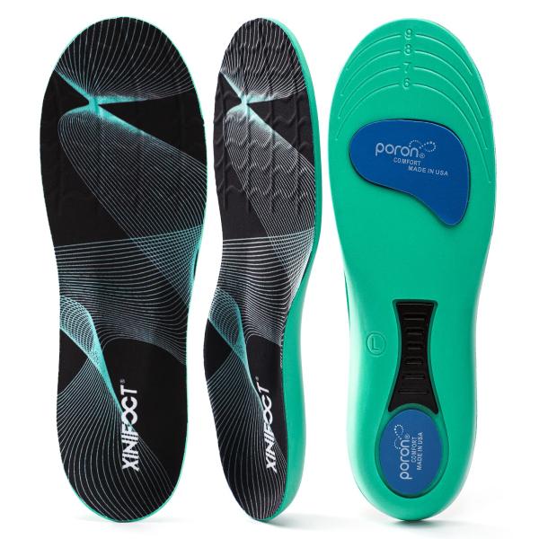 商品名:  XINIFOOT Sport Insole Shock Absorbing Cushion Shoe Insole for Men &amp; Women, Arch Support Inplantar Fasciitis Pa...
